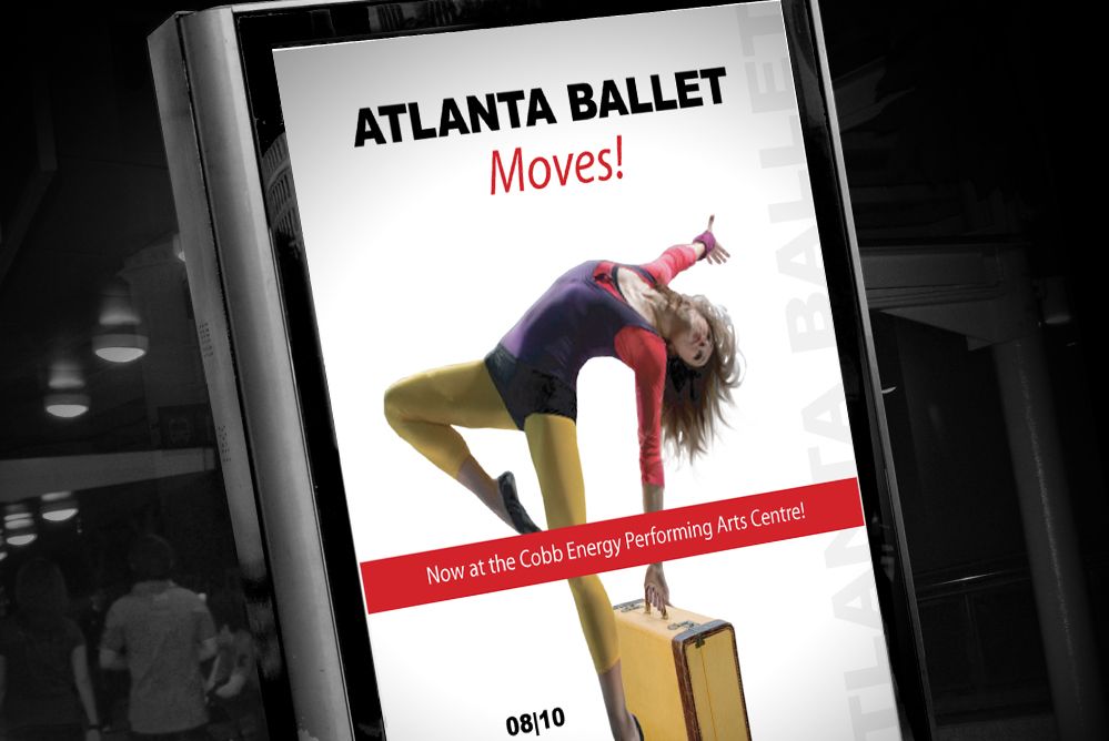 ATLANTA BALLET | Large Format Poster Design by KEYLAY Design