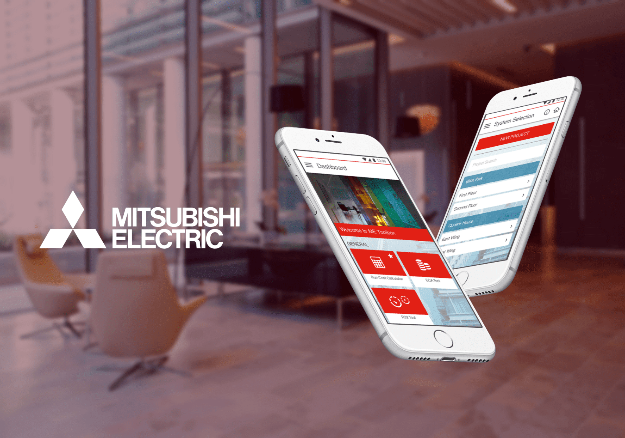 Mitsubishi Electric Mobile App by The Distance