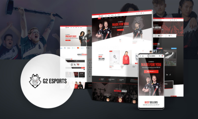G2 eSports Ecommerce Website by Digital Silk