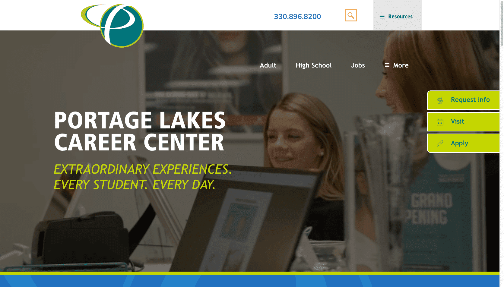 Ohio Career Center Website Redevelopment by The Dames Marketing & PR