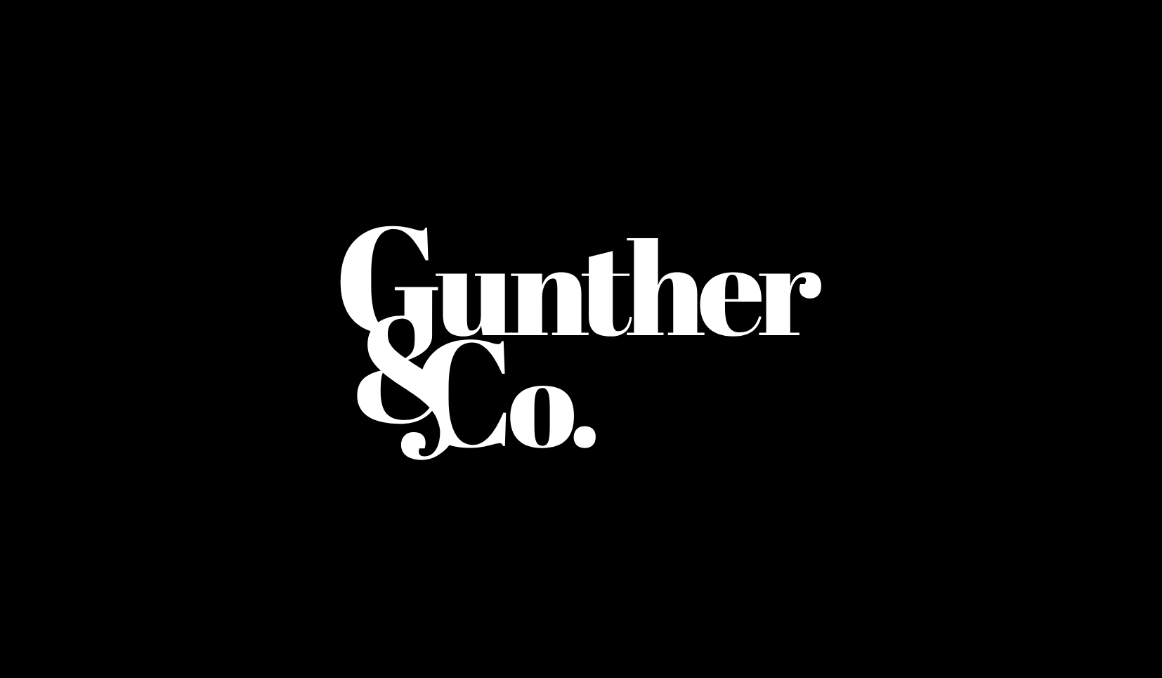 Gunther & Co. Branding by Propr