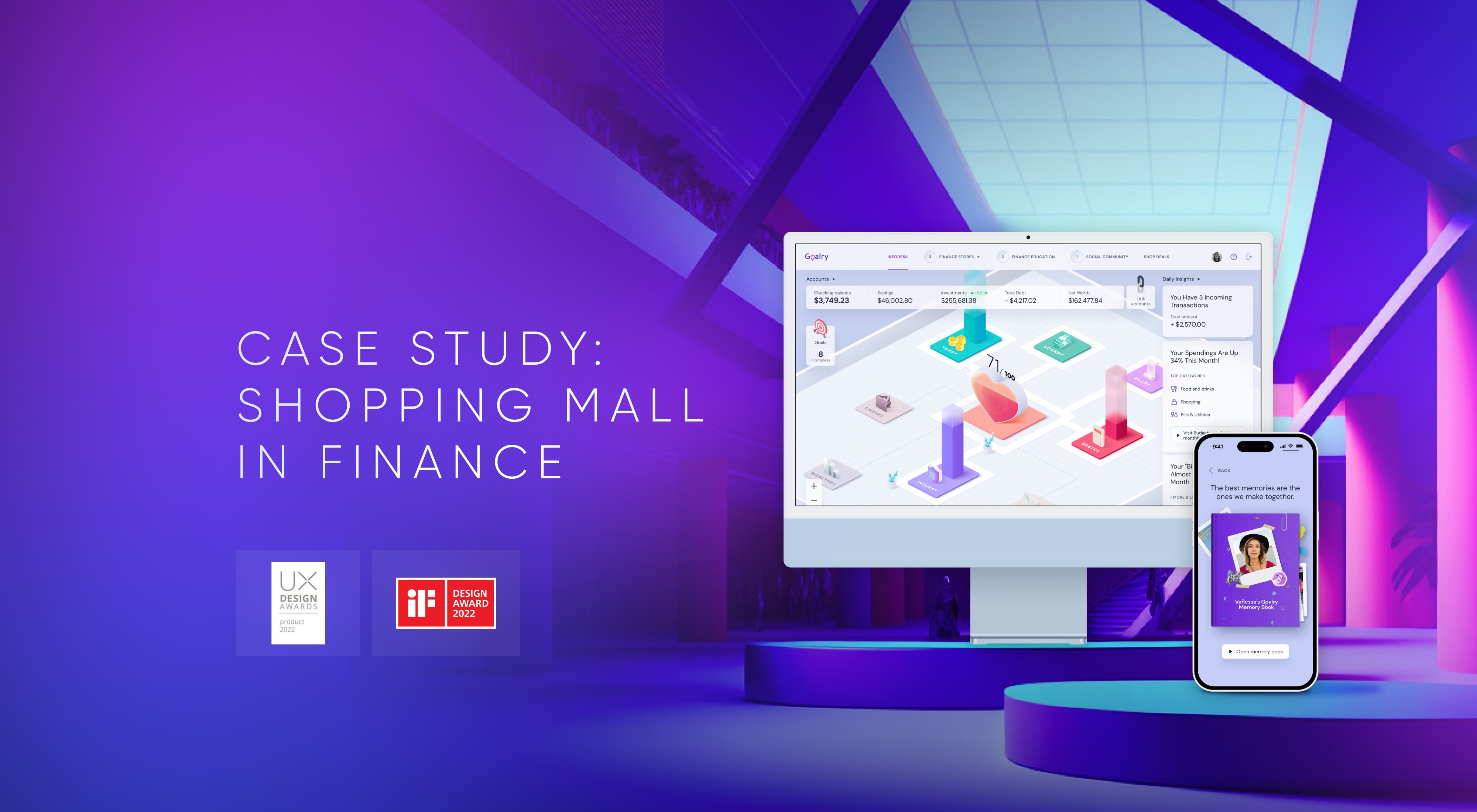 Immersive Mall Experience Beyond Finance by UXDA | Financial UX Design