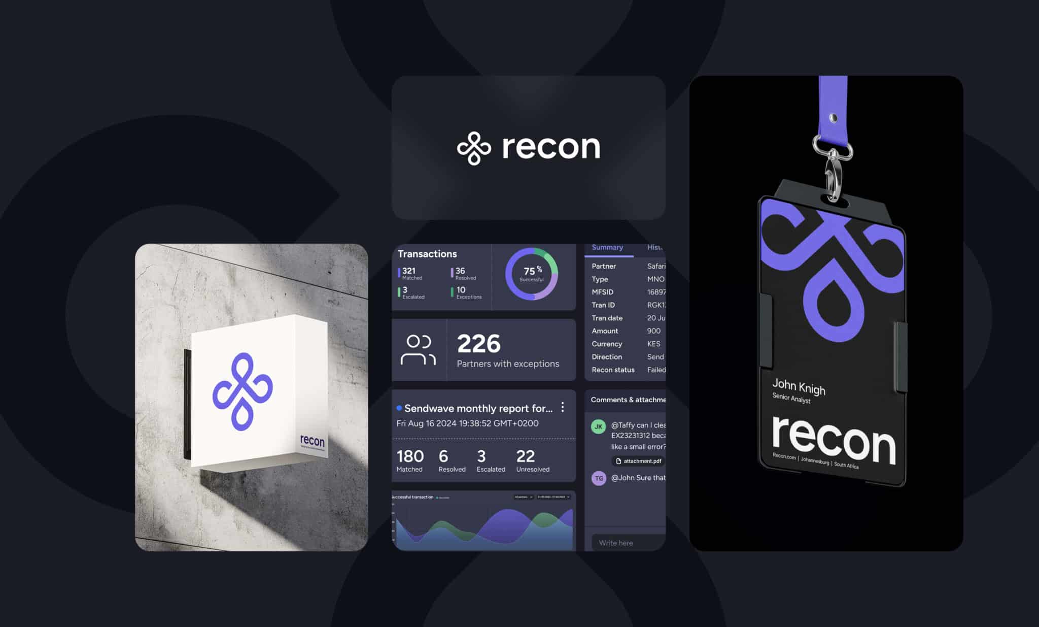 Recon Dashboard by Bridge Studio