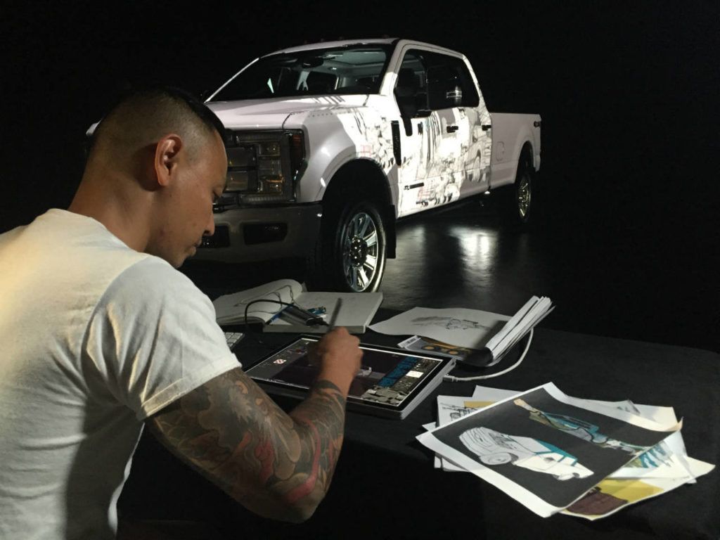 Ford F-Series Super Duty : 3D Projection Mapping by derooted