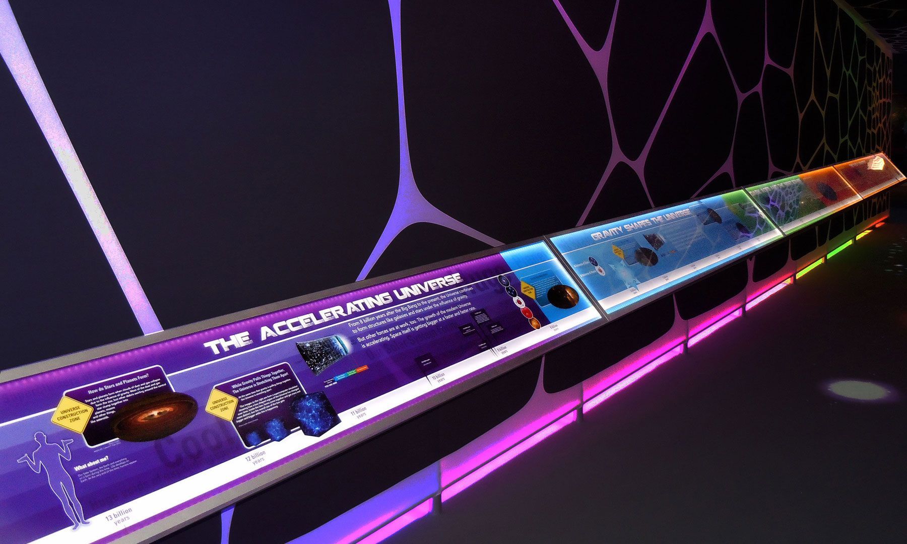 “The Universe: A Walk Through Time and Space” by Crux Creative